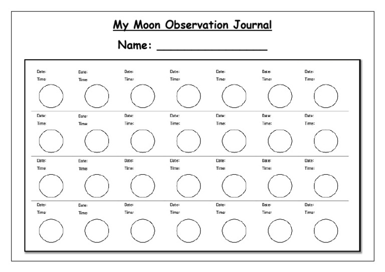 Moon Observation Journal1212025152519 | PDF