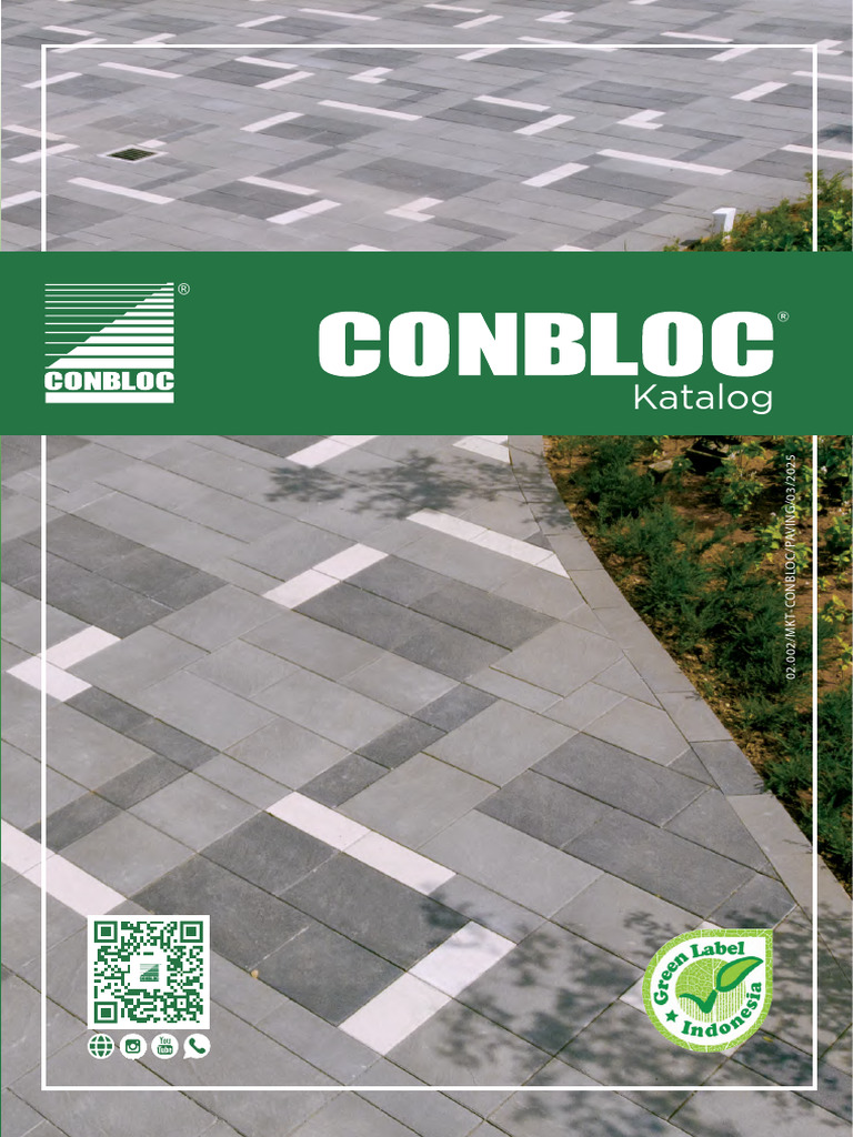 Katalog Paving Block Conbloc Indonesia | PDF