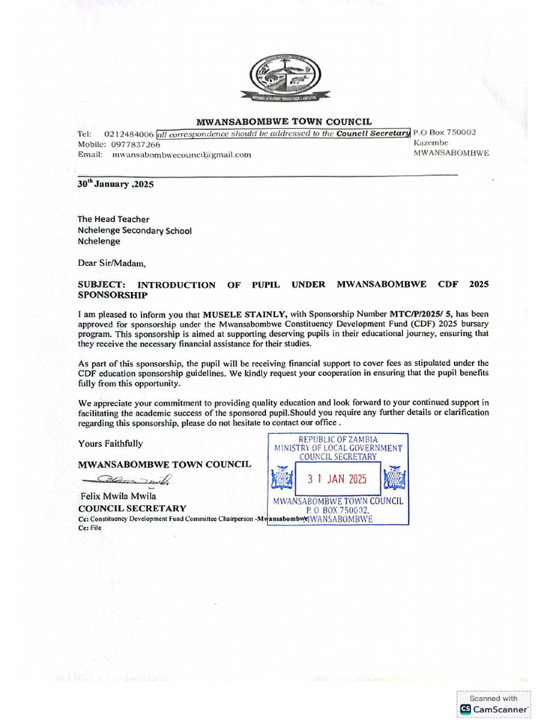 Introductory Letter | PDF