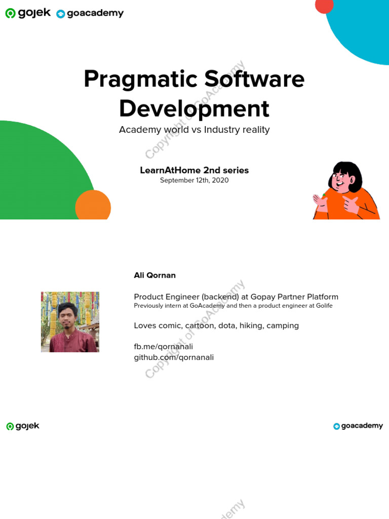 [LearnAtHome][for Participant] Pragmatic Software Development_watermark (1) | PDF | Agile ...