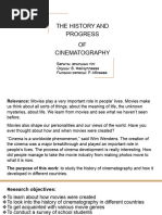 The History of Film Timeline | PDF | Cinema Of The United States