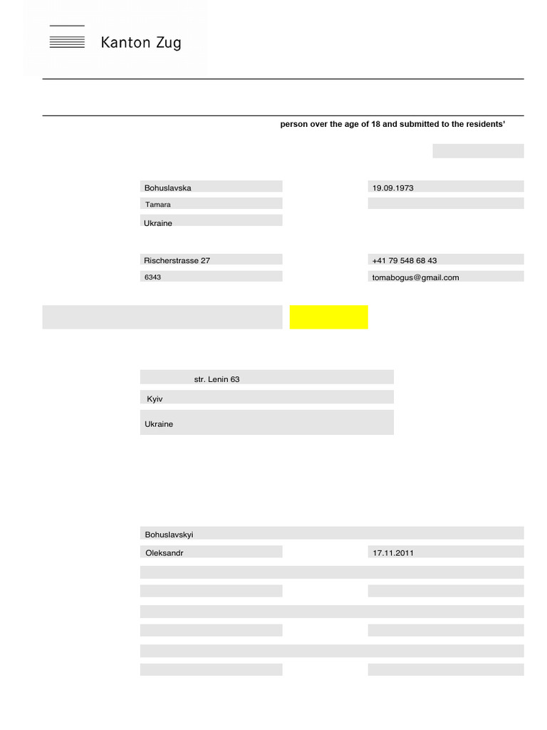 Abmeldeformular S-Status en (WSe) | PDF | International Law ...