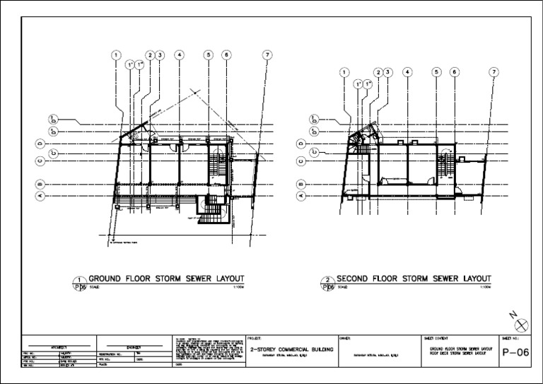 04 Plumbing Plan - Storm Sewer Layout | PDF