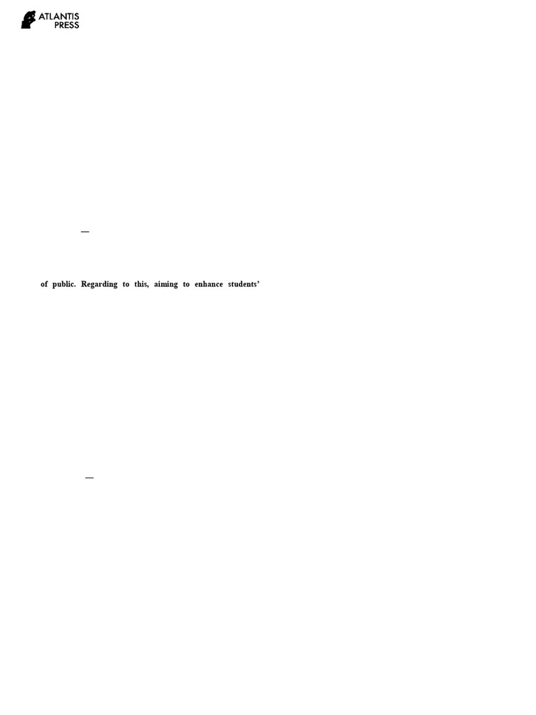 Public Speaking Syllabus Evaluation and Needs Analysis As The Identity ...