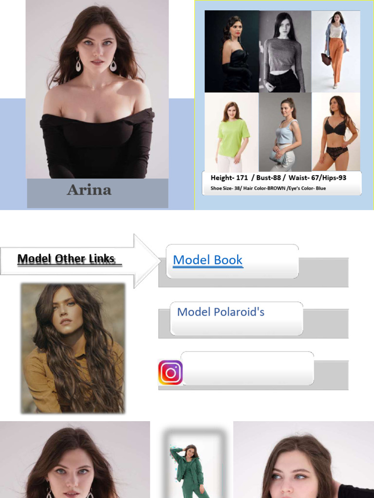 Arina's Model Measurements and Stats | PDF