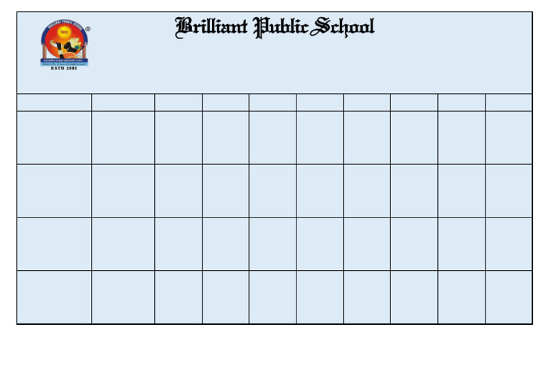 Class Test Time Table June 2025 | PDF