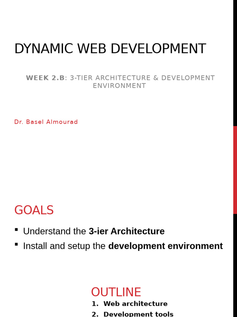 Lecture 2 - Architecture and Platform | PDF | World Wide Web | Internet ...