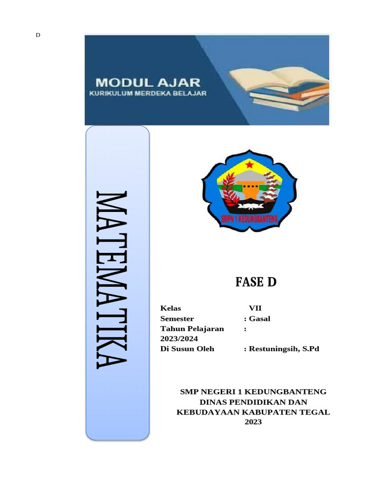 Modul Ajar Perkalian Dan Pembagian Bil Bulat PPG Ukin | PDF