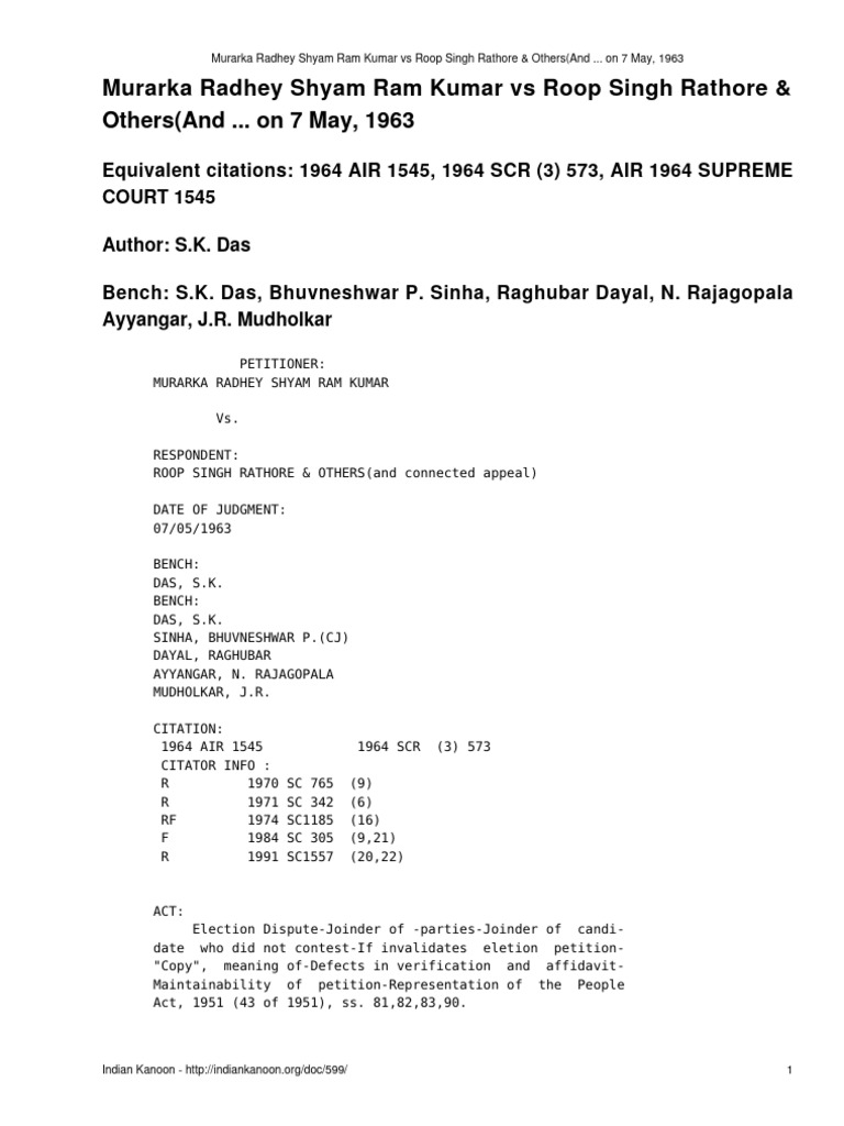 Case 599 | PDF | Affidavit | Justice