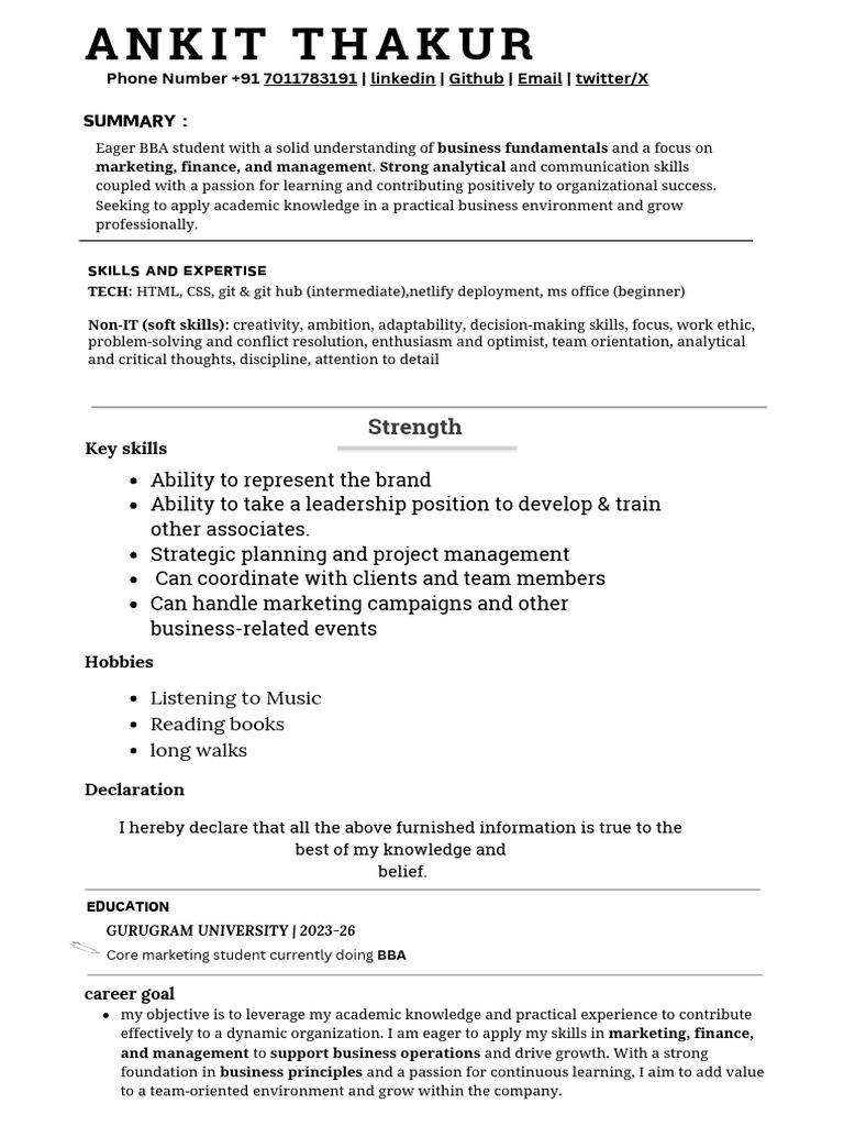 Ankit Resume - PDF - 20241020 - 062729 - 0000 | PDF