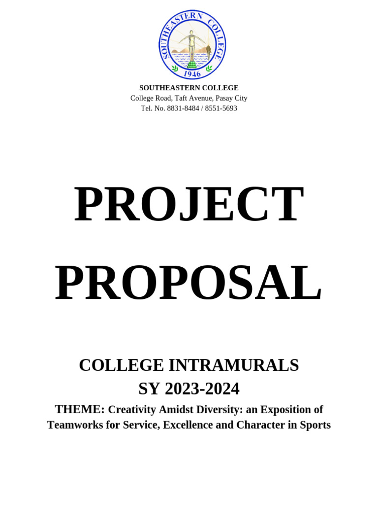 College Intramurals Proposal 2023 | PDF | Sports