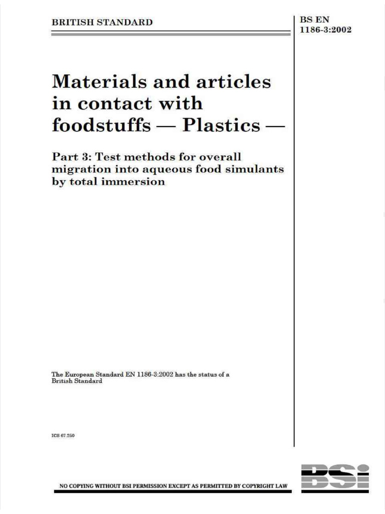 BS en 1186-3-2002 | PDF