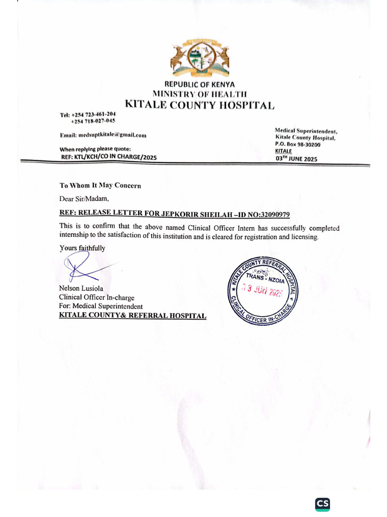 Release Letter | PDF