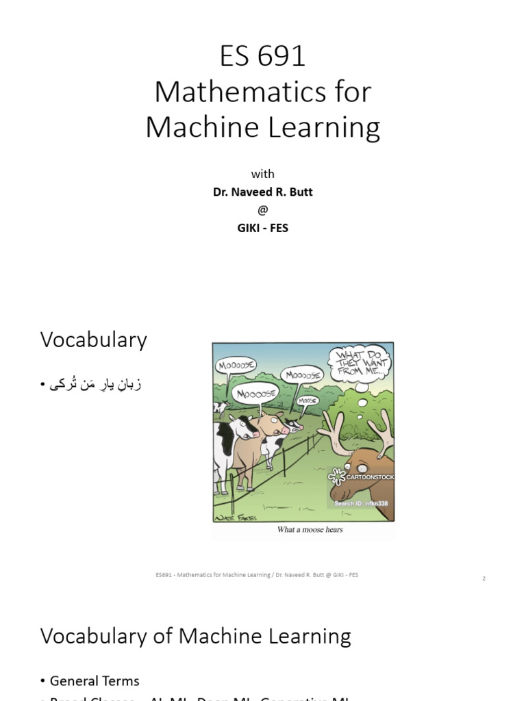 Mathematics For Machine Learning Naveed R Butt Set 5 1741506391 | PDF | Machine Learning ...