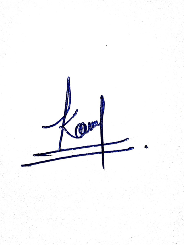 Sign Kamlesh | PDF