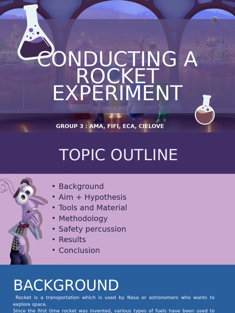 Conducting A Science EXPERIMENT | PDF | Rocket | Ethanol