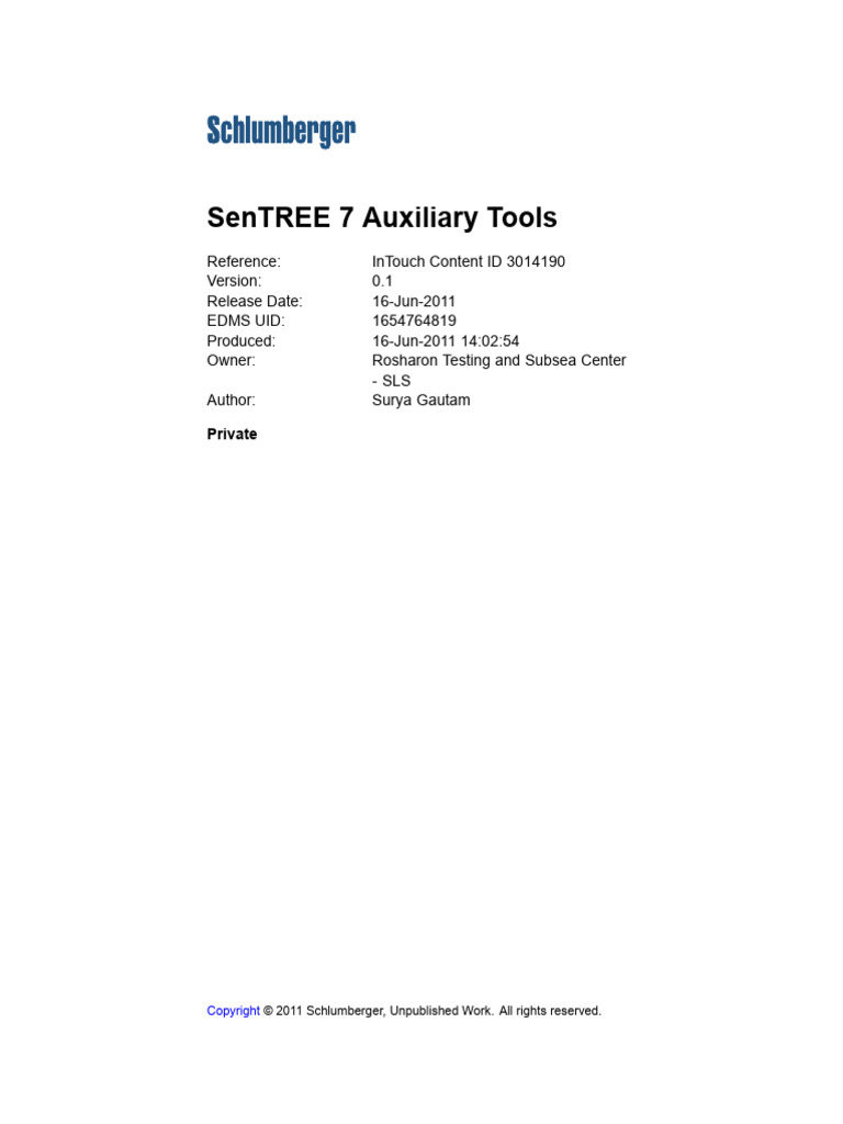 SenTREE 7 Auxiliary Tools Overview | PDF | Valve | Mechanical Engineering