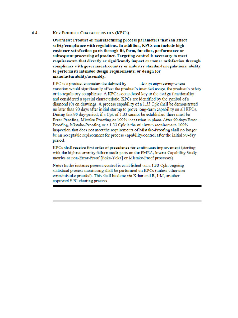 Key Product Characteristics_Redacted | PDF