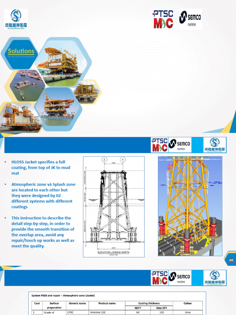 Intruction For Coating Application For Overlap Area Between System P06a ...