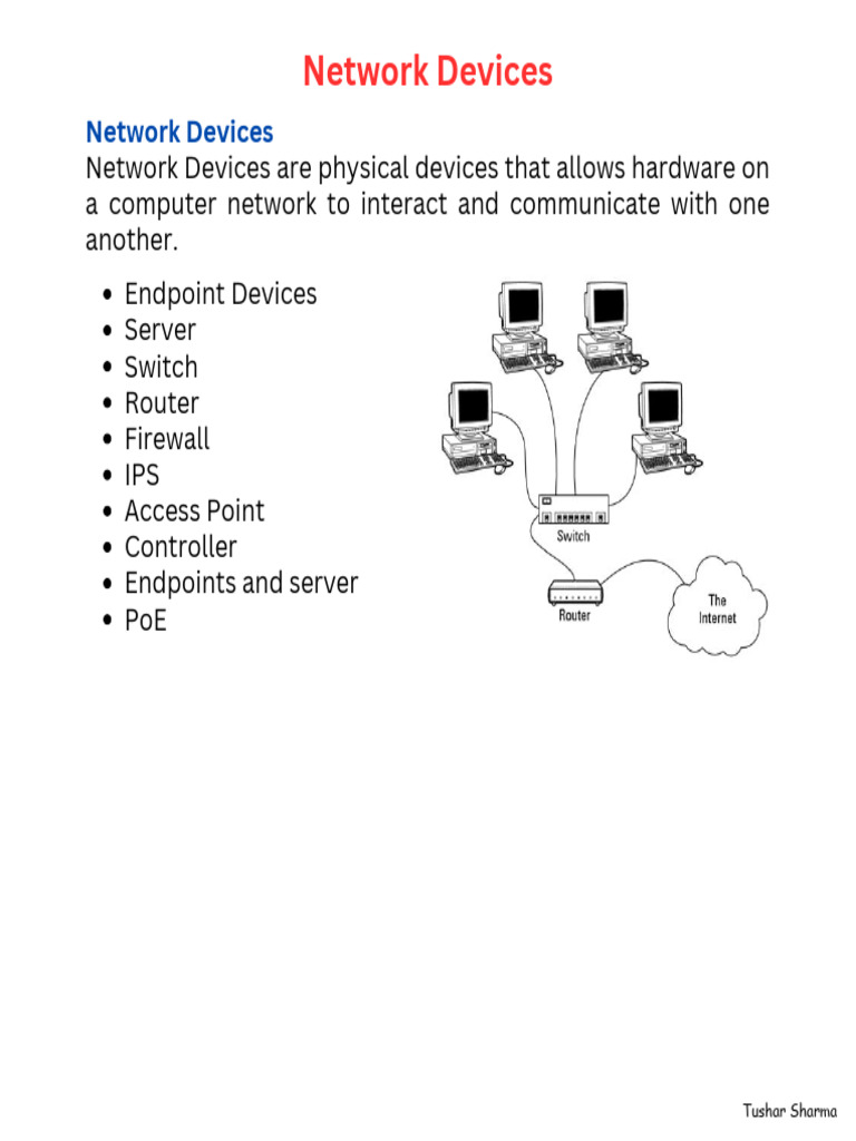 Network Devices | PDF | Computer Network | Network Interface Controller