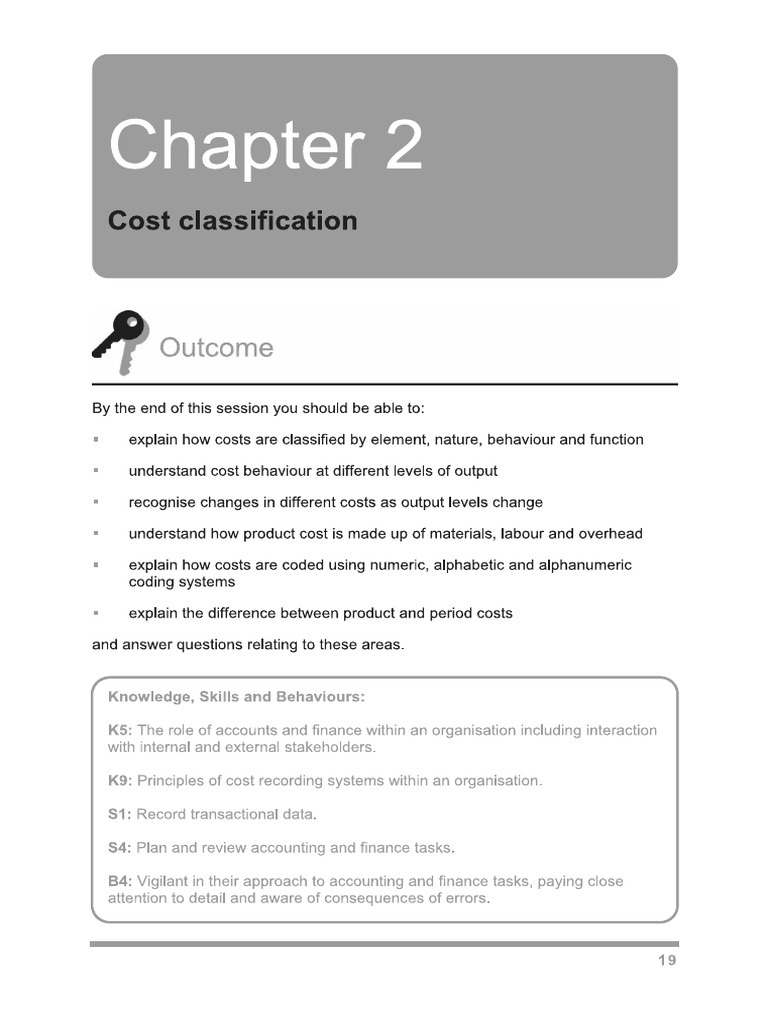 AAT L2 - Cost Classification | PDF
