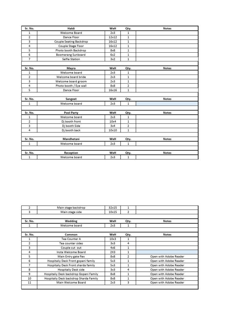 Flex Element Sheet | PDF
