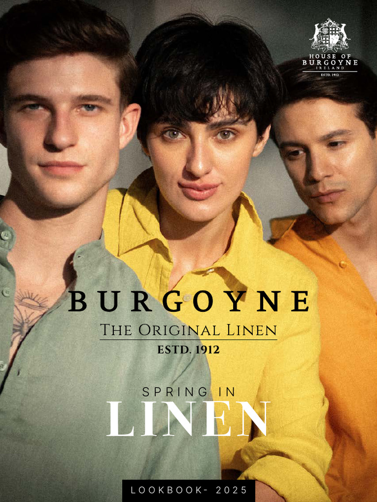 Burgoyne Linen Spring 2025 Lookbook | PDF | Clothing