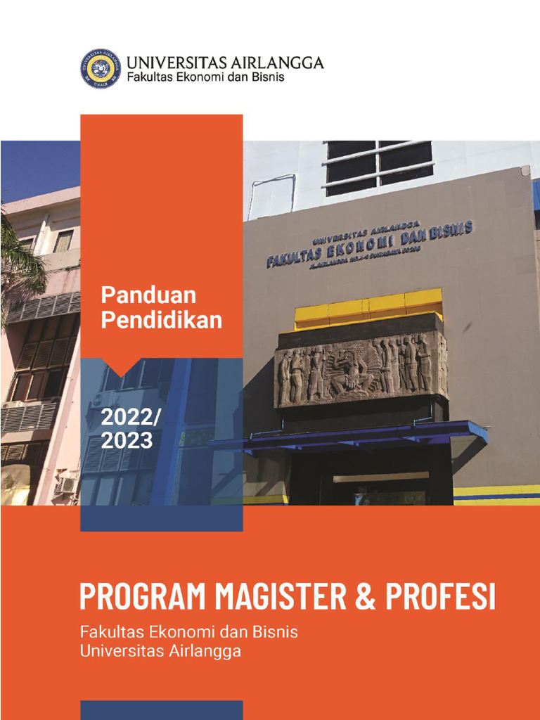 Pedoman Pendidikan Magister Dan Profesi FEB UNAIR 2022 | PDF