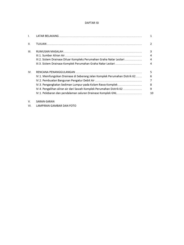 Contoh Proposal Banjir | PDF