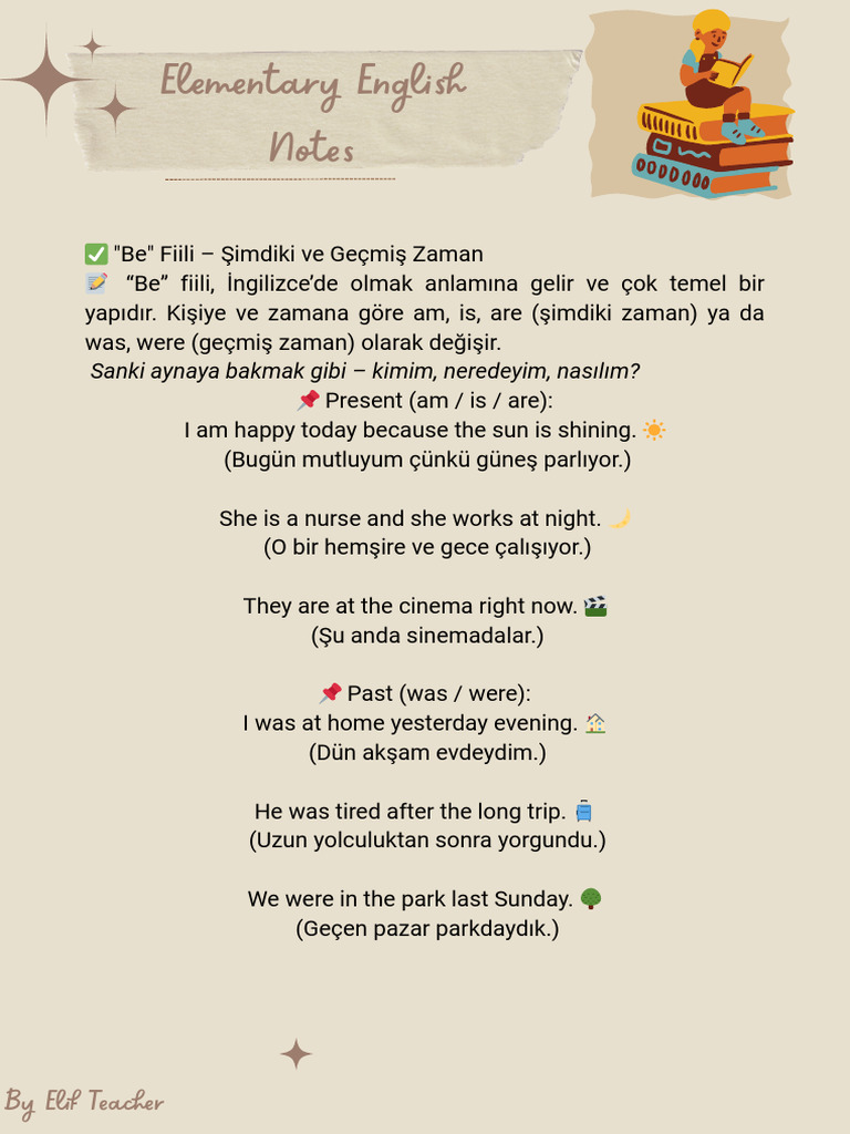 Elementary English Notes | PDF