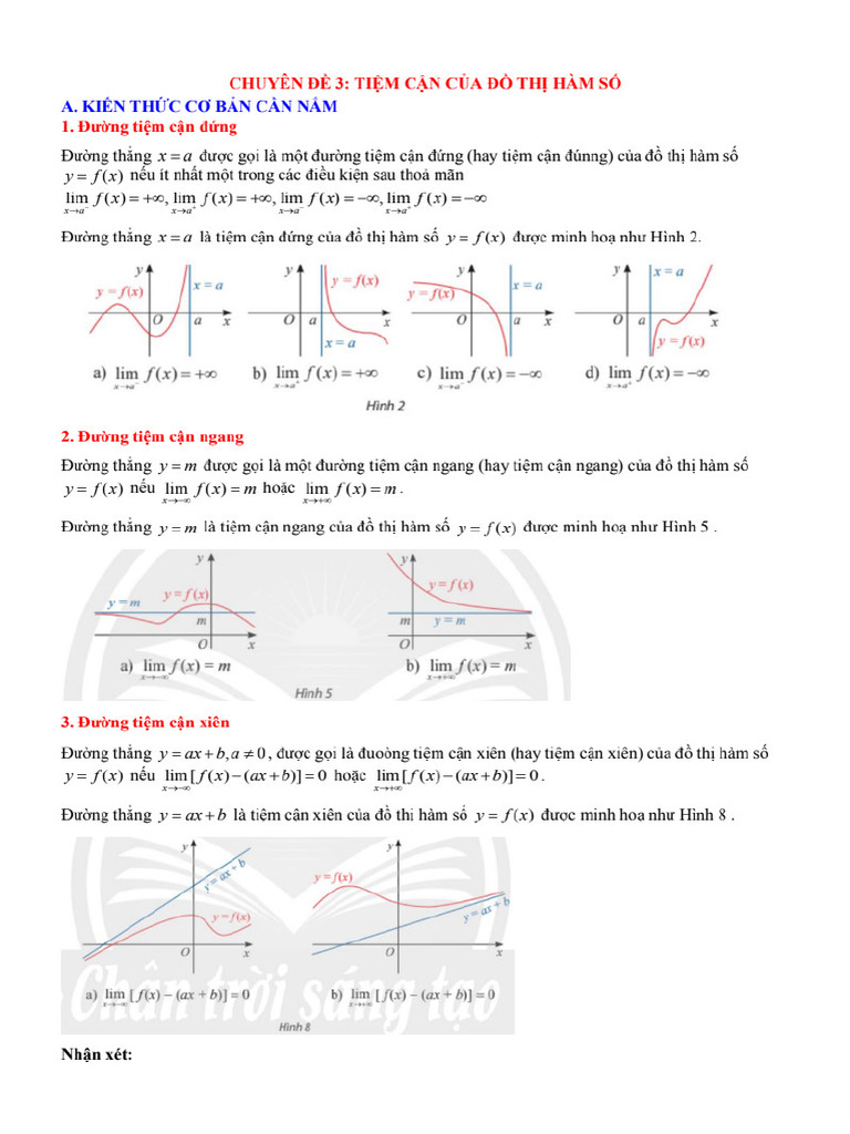Toan Thuc Te 12chuyen de 3duong Tiem Can Cua Ham Sode Bai 1600 PDF - Gdrive.vip | PDF