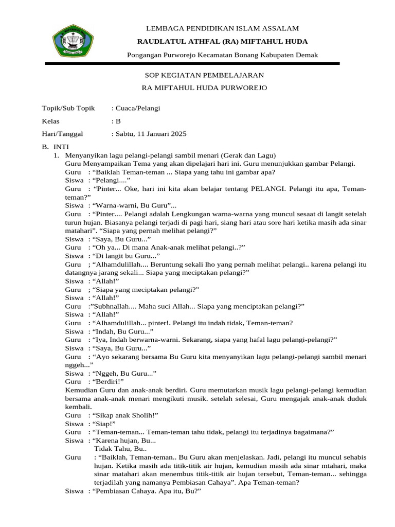 Nati Jatul Miskiyyah - Sop Inti | PDF