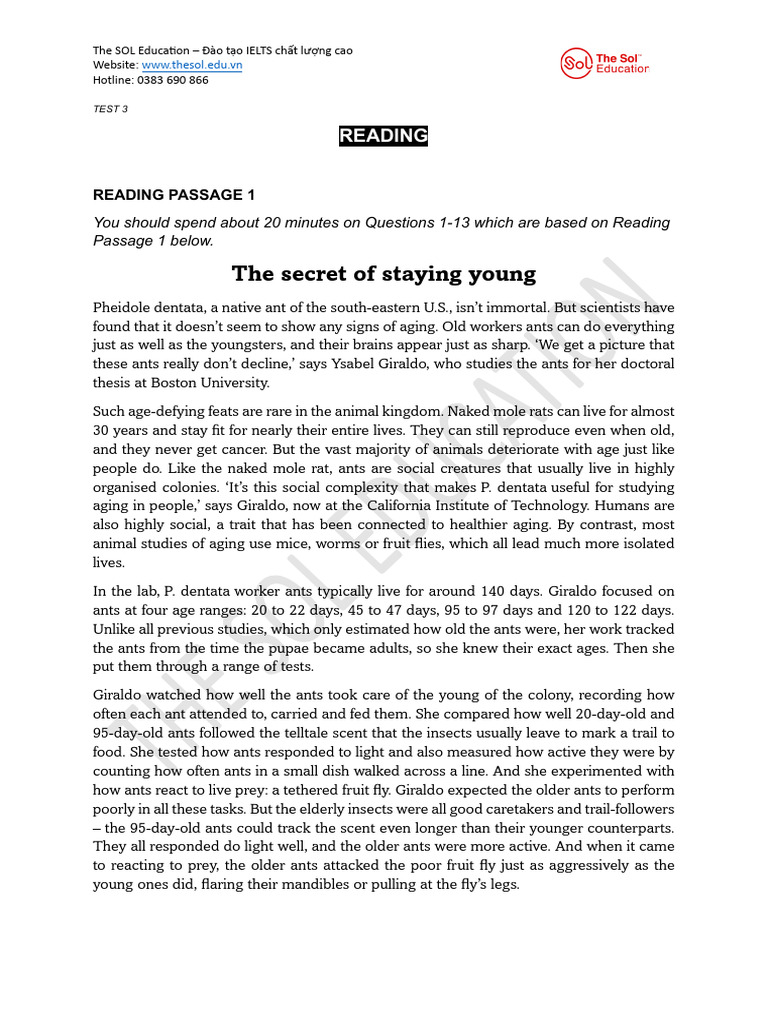 Ysabel Giraldo's Ant Aging Research | PDF | Zoo | Biology