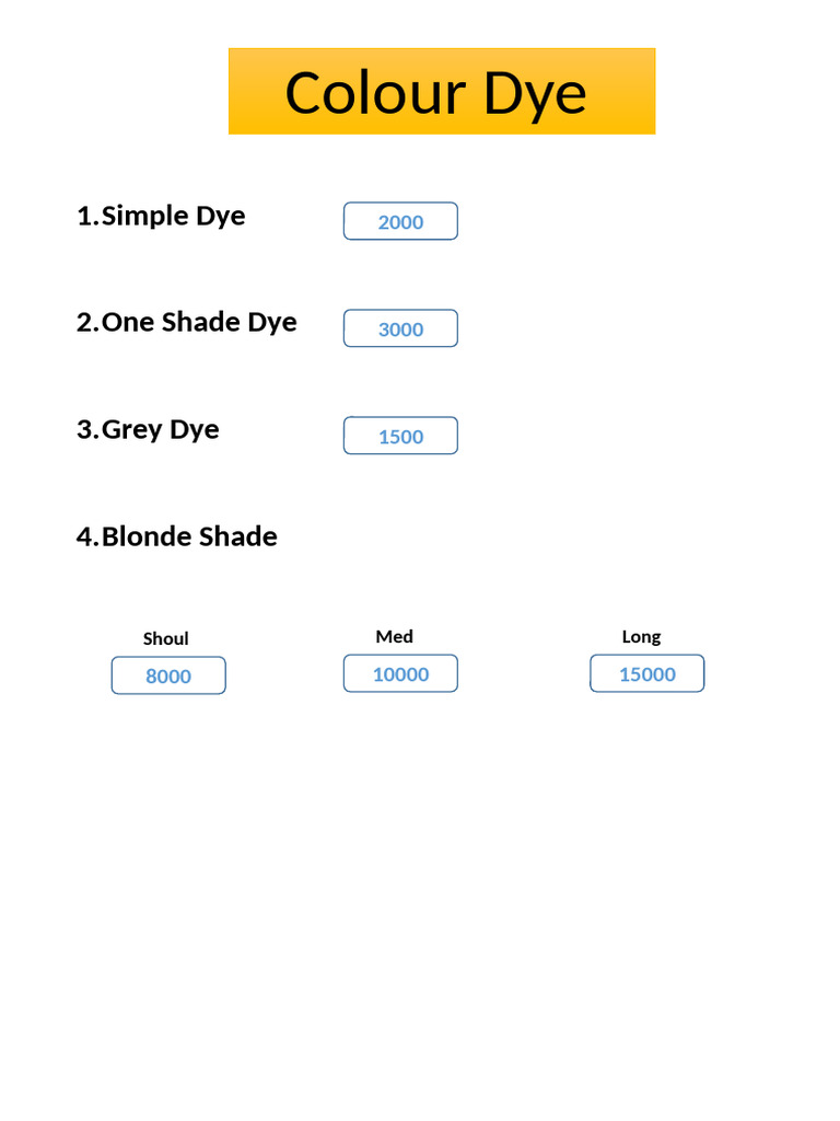 Colour Dye | PDF