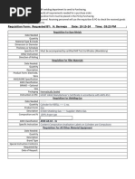 Fuel Requisition Form New | PDF