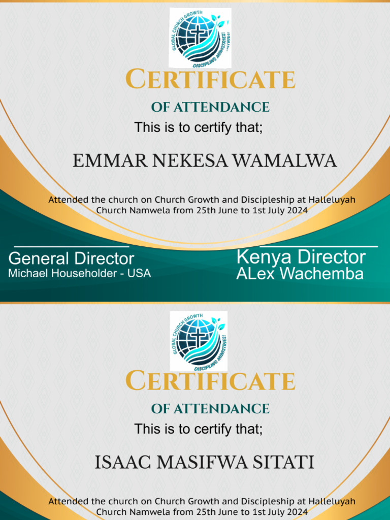 Participation Certificate Template | PDF