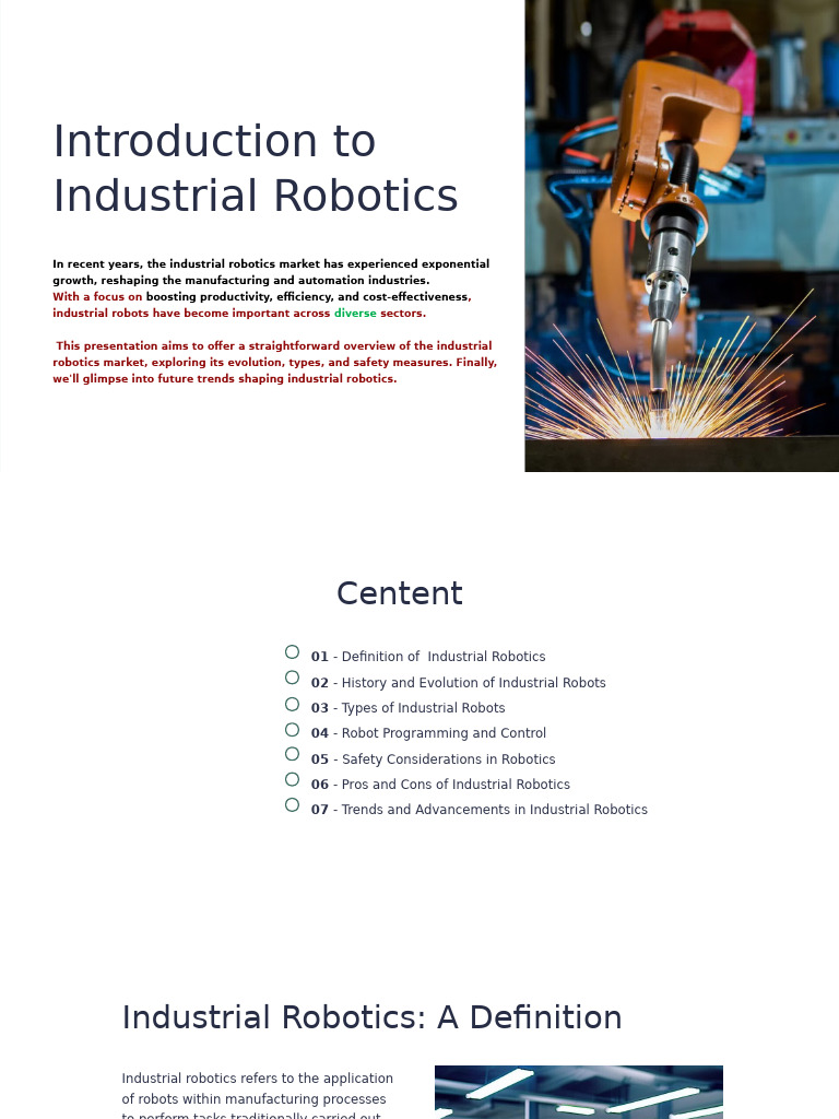 Introduction To Industrial Roboticslllll | PDF | Robot | Robotics