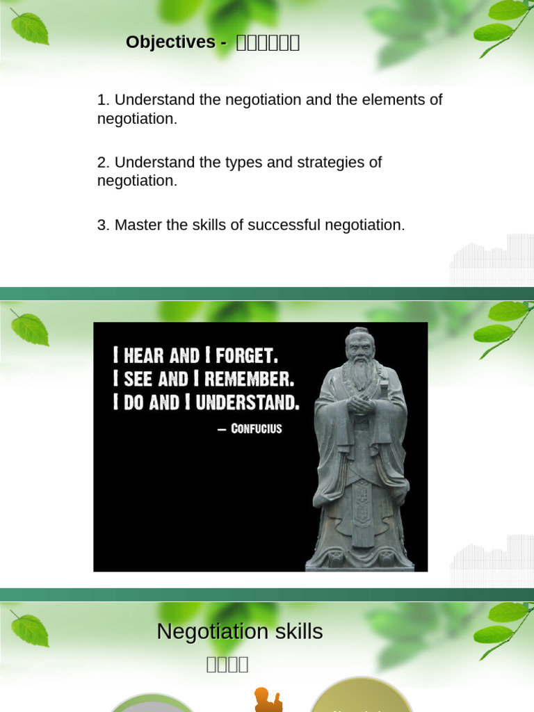 Negotiation Skills | PDF | Negotiation | Business
