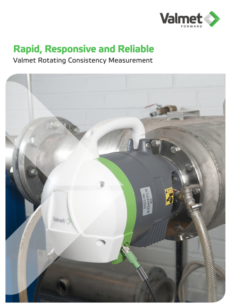 Valmet Rotary Consistency Measurement Guide | PDF | Sensor | Pulp (Paper)