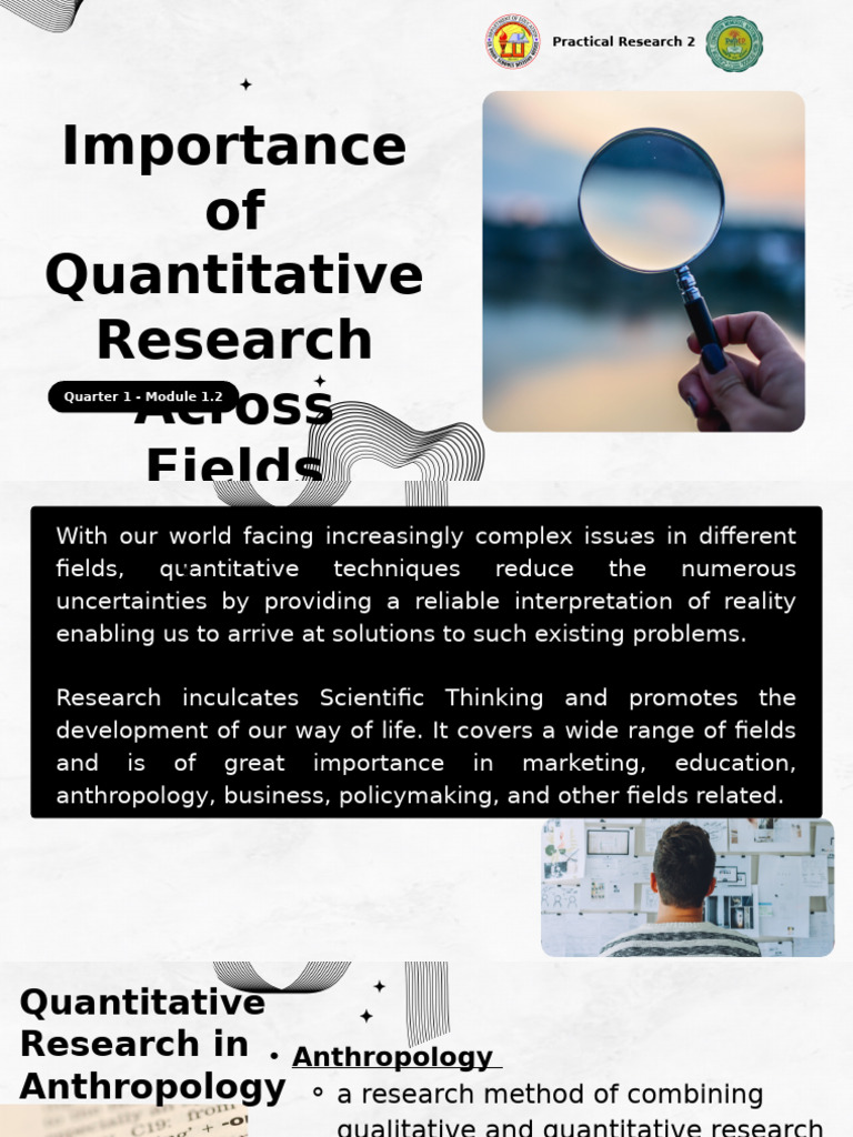 Module 1.2 Importance of Quantitative Research Across All Fields | PDF ...