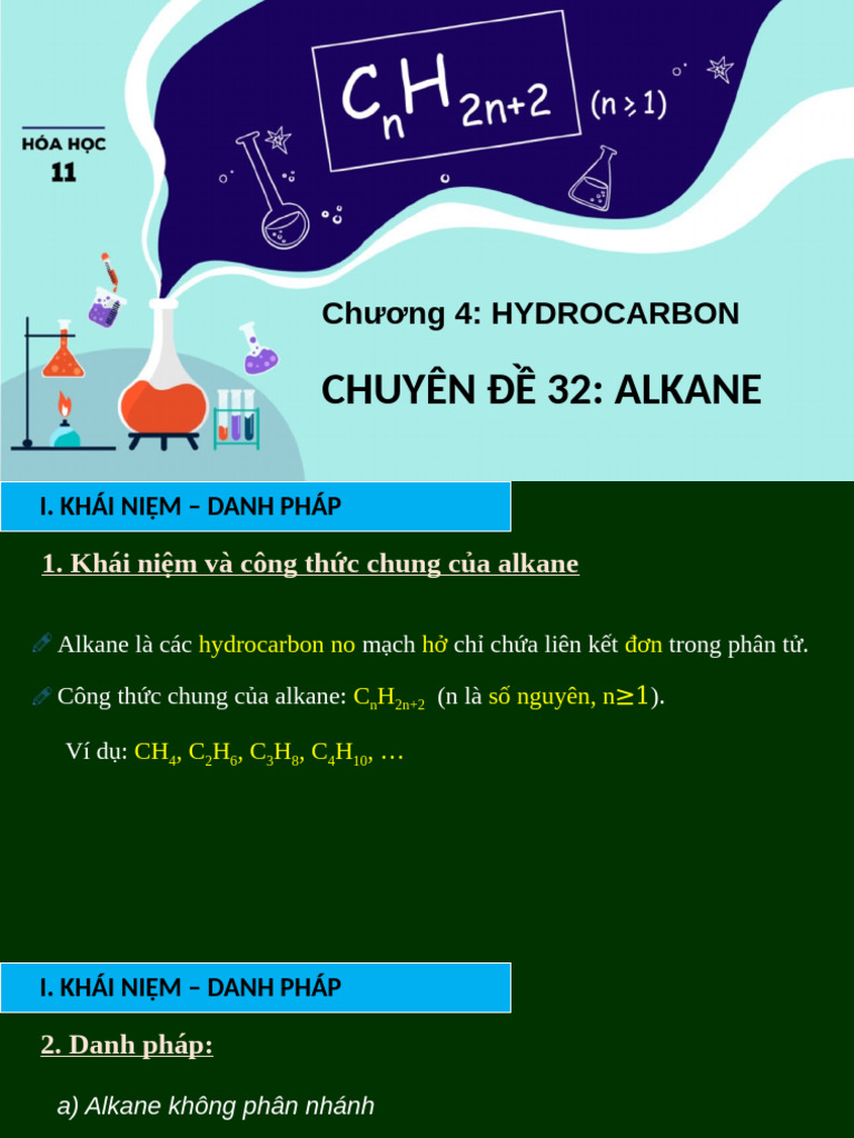 CĐ 32. Alkane. | PDF