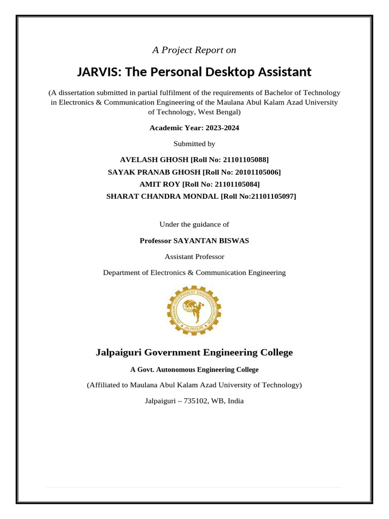 8th Sem Complete Project Report 250708 023638 | PDF | Selenium ...