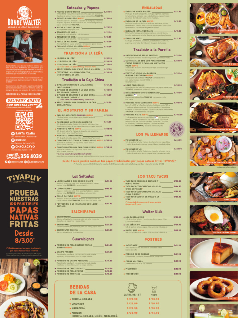 Carta_Salon_Donde_Walter_2024 | PDF | ensalada | filete