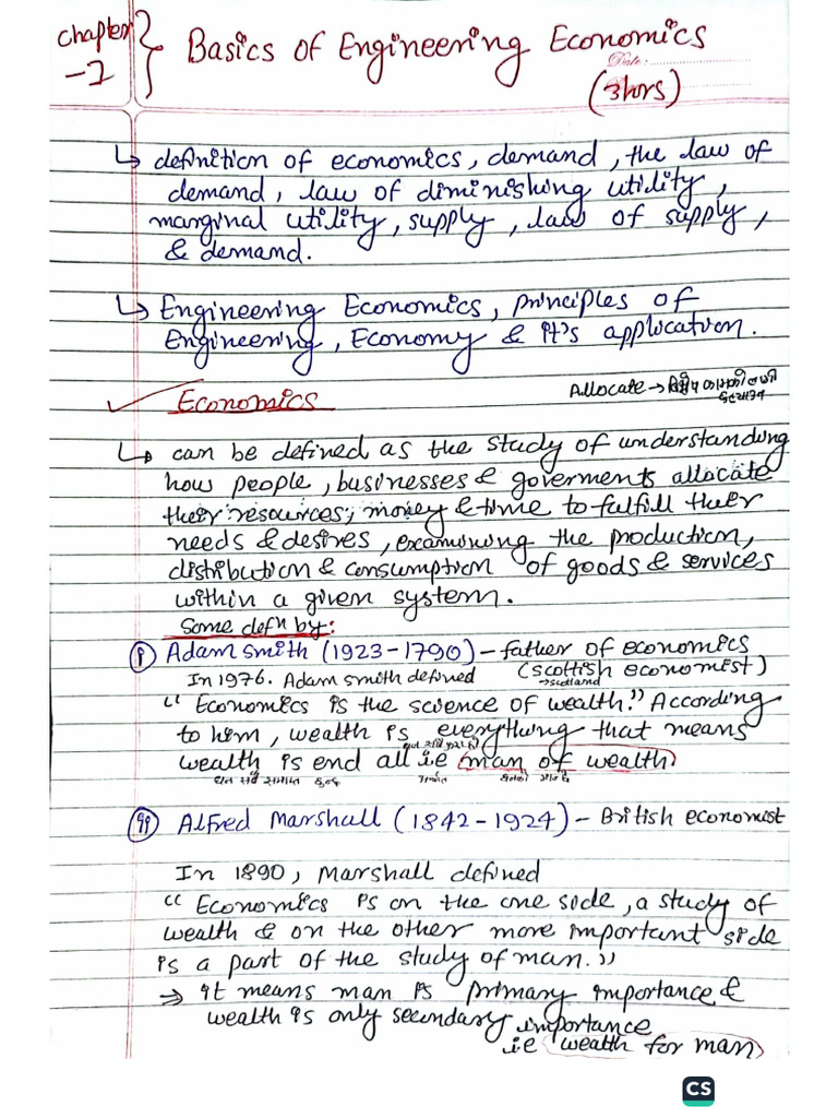 Economics Note | PDF