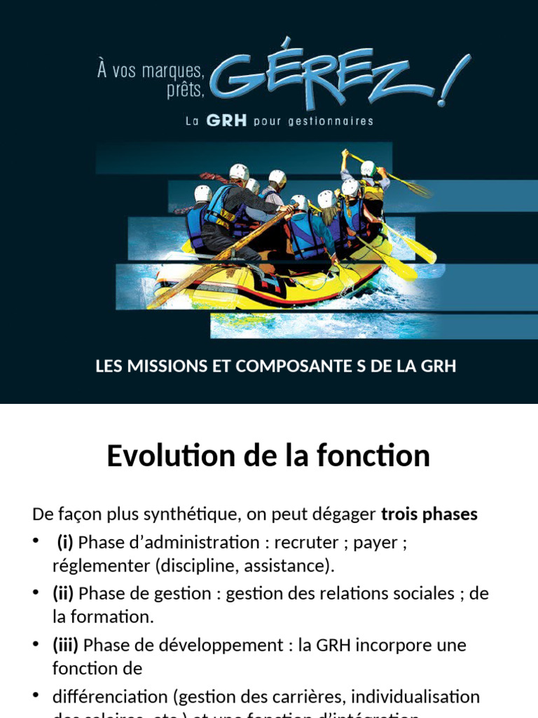 Évolution de la Gestion des RH | PDF | Gestion des ressources humaines ...