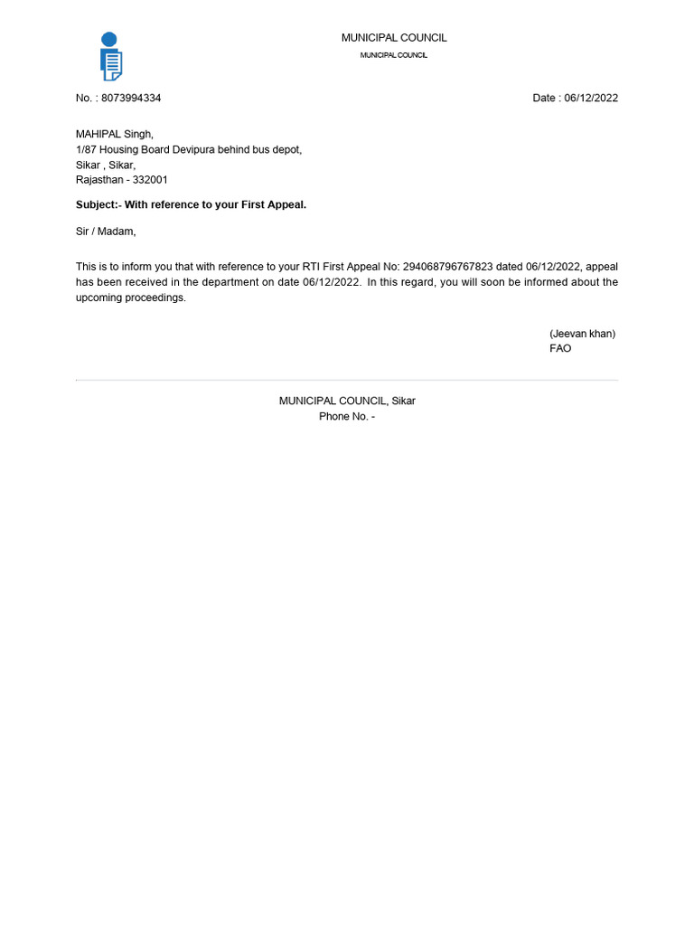 1st Appeal | PDF
