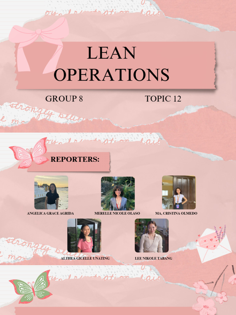 Lean Operations Overview and Principles | PDF | Lean Manufacturing ...