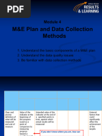 M&E Plan Template and Guidelines | PDF