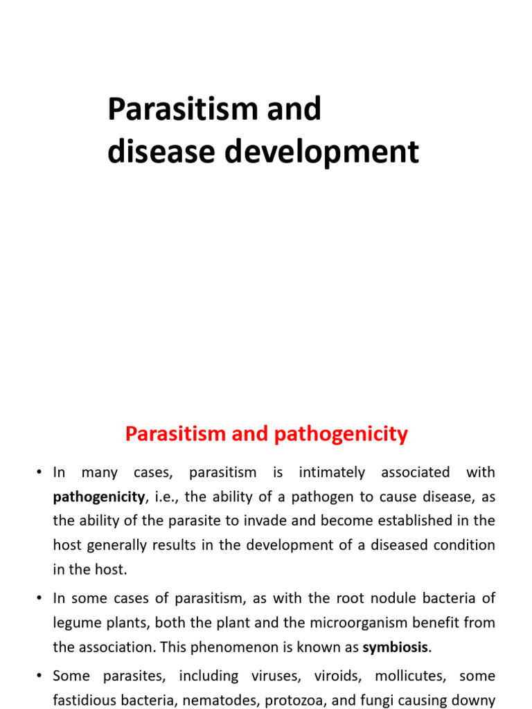 Parasitism and Pathogenicity in Plants | PDF | Pathogen | Parasitism