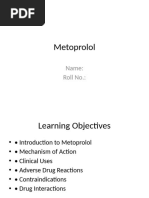 Metoprolol Nursing Considerations Guide | PDF | Heart | Myocardial ...